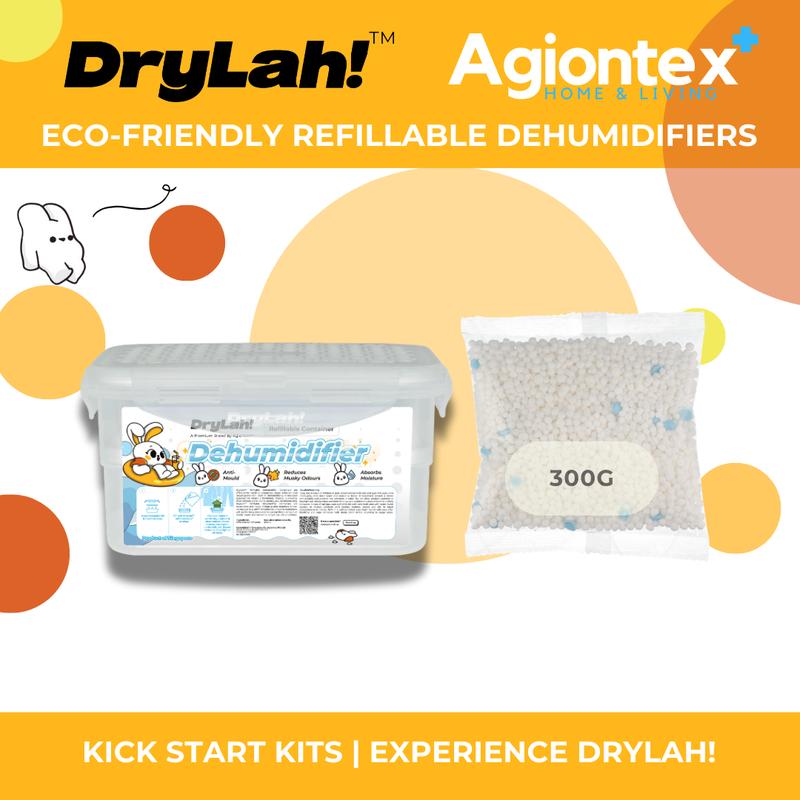 AGIONTEX DRYLAH! Reusable Dehumidifier Kick-Start Canister Ready ...