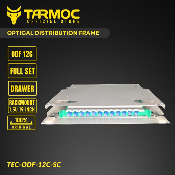 Jual Tarmoc TEC-ODF-12C-SC | Fiber Optic ODF 12 Core / OTB 12 Core SC ...