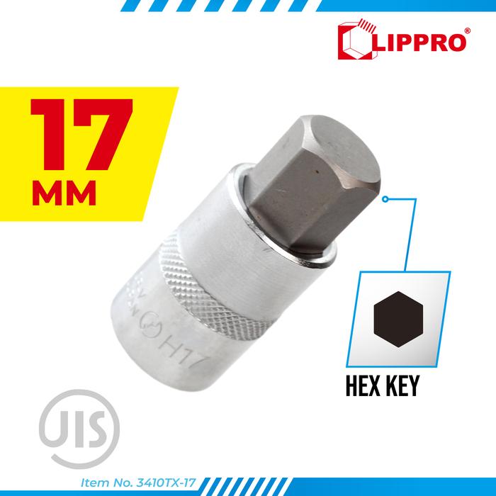 Jual Lippro Mata Soket Hex 1/2 in – Hex Bit Socket S2 Steel untuk ...