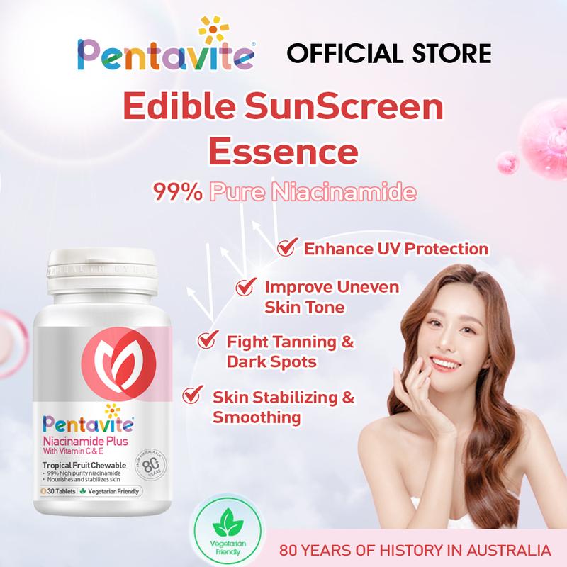 【Only For Bundle】 Pentavite Glowing Oral Niacinamide Focus White ...