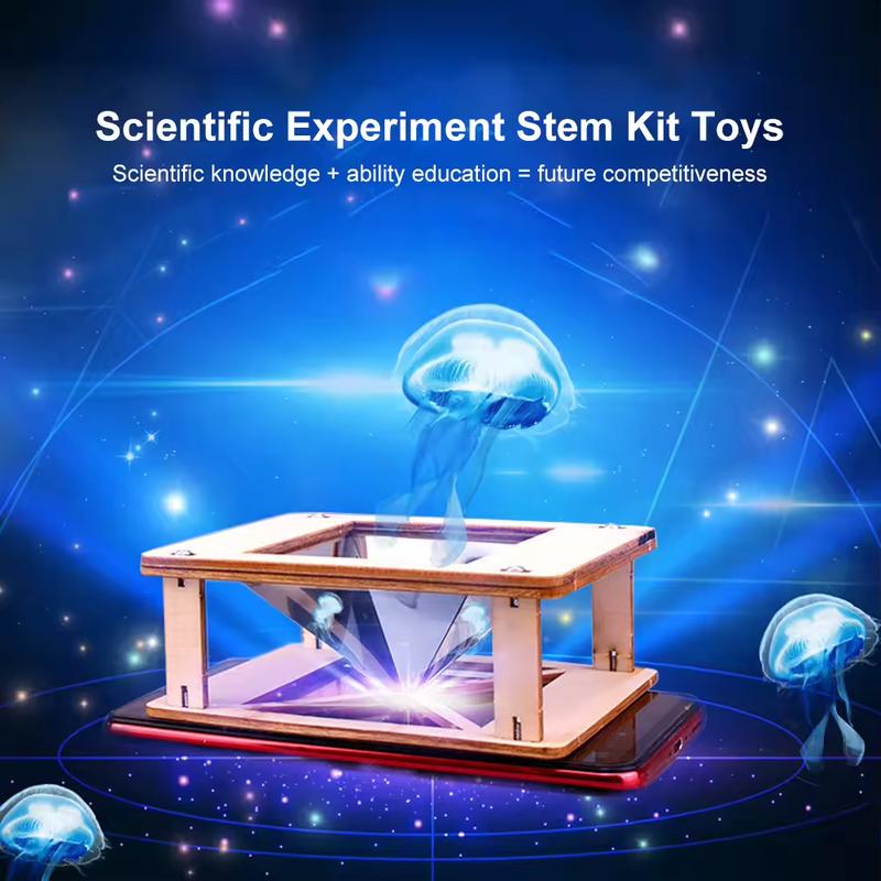 DIY 3D Holographic Mini Display Projector Educational Toy - DP-TM-0244 ...
