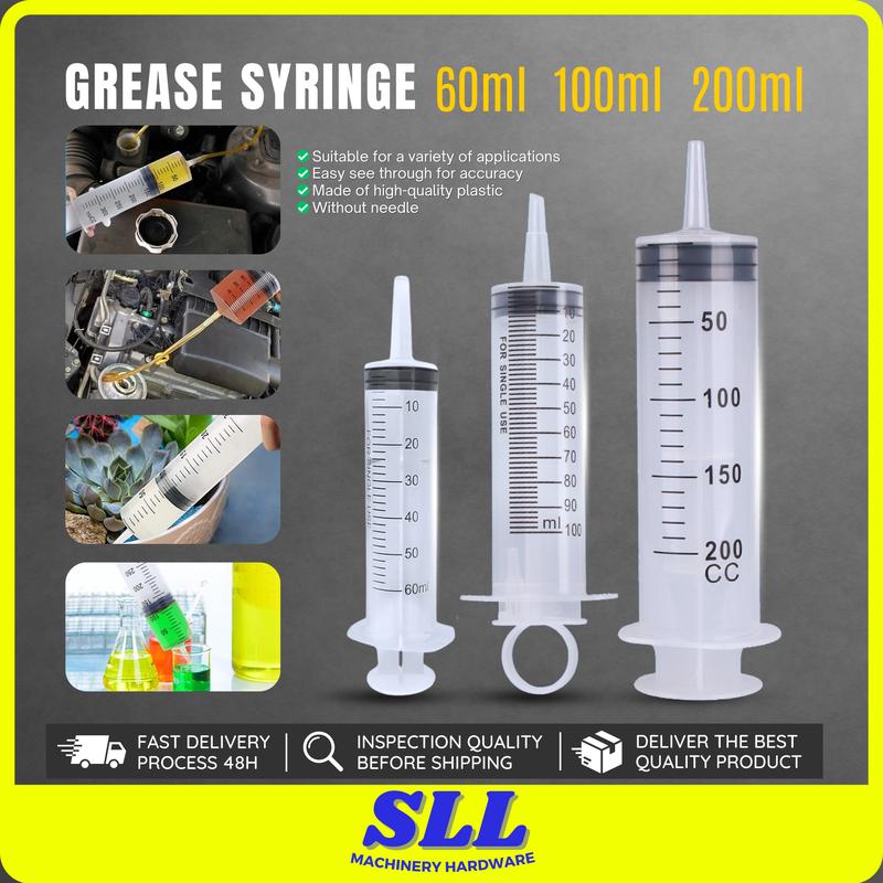 60ml 100ml 150ml 200ml Picagari Syringe Grease Syring Individual ...