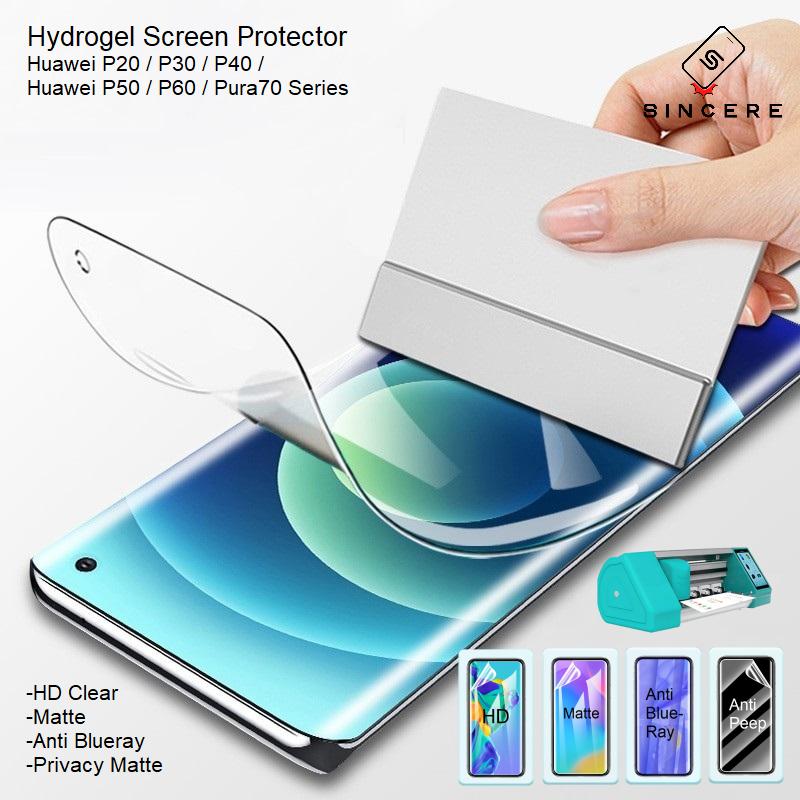 Hydrogel Screen Protector For Huawei P20 Pro P30 P40 + Plus P50 ...