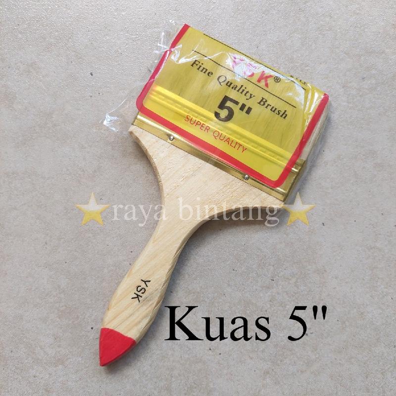 Kuas besar cat tembok 5 inch EF Ysk dinding besi kayu pagar atap - Shop ...