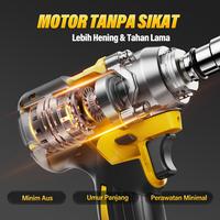 Promo 【Gajian Sale Ramadan】 SOARFLY Cordless impact Wrench motor tanpa ...