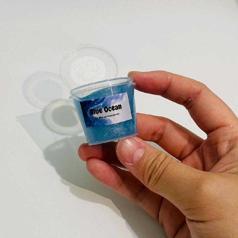 Blue Ocean | Slime Biru Hologram Wangi Lucu Cantik - Shop | Tokopedia