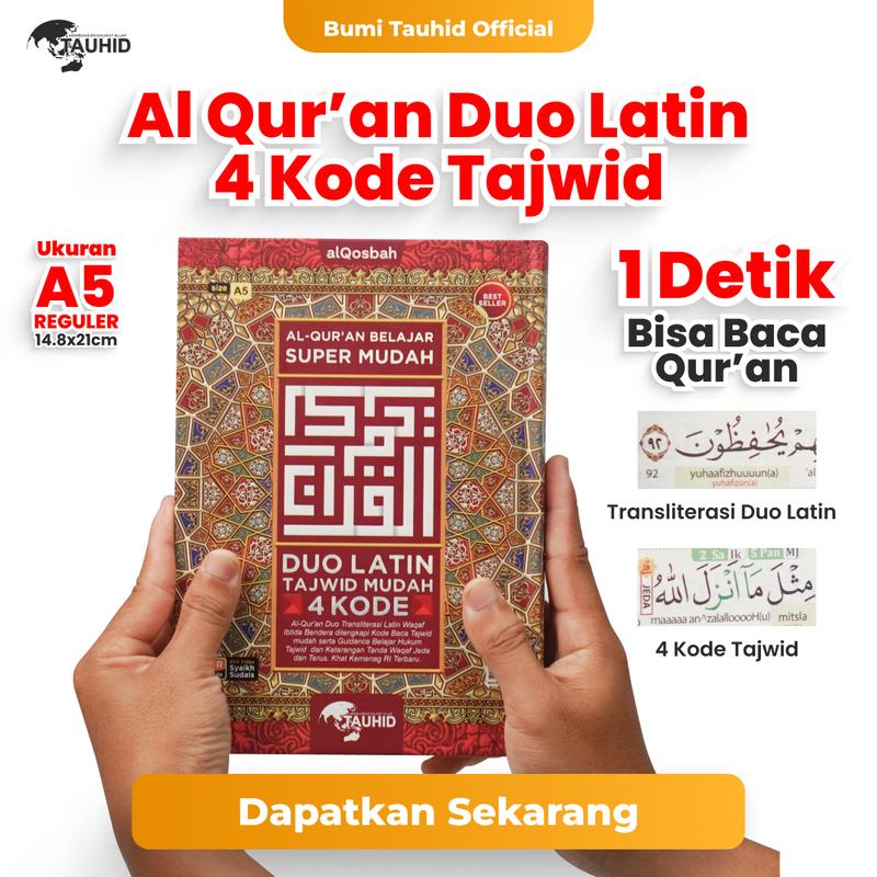 Al Qur'an Duo Latin A5 4 Kode Tajwid Mudah Al Quran 30 Juz lengkap ...