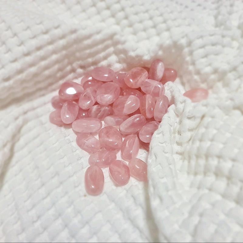 Madagascar Rose Quartz Candy Tumbles - TikTok Shop Singapore