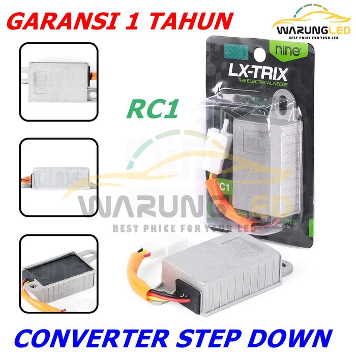 Jual CONVERTER STEP DOWN NINE LX TRIX RC1 PENURUN DAYA VOLTASE KE 12 ...