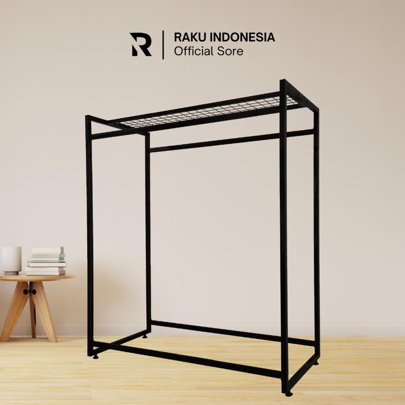 Rakuin Rak Multiram 2 arah untuk display toko dan butik Besi - Shop ...