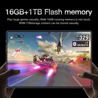 Promo 【Bisa COD】S10 Tablet PC Asli Tablet Tab Baru ROM16GB+1TB RAM ...