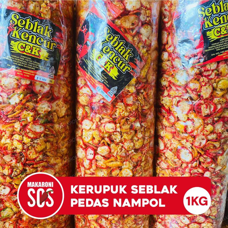 1KG | Kerupuk Seblak CK 1KG Pedas Kencur Kerupuk Seblak Viral Pedas ...