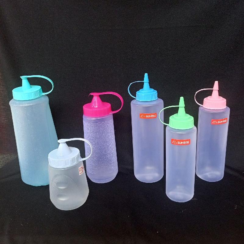 botol mayonaise/botol kecap/botol saus merk pikko dan merk sunrise ...