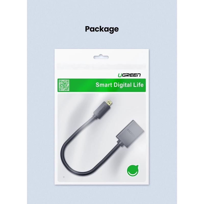Ugreen 20134 Kabel Micro Hdmi Male / Cable Micro Usb To Hdmi Support Hd ...