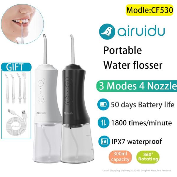 【COD】Dr.Isla & Airuidu CF530 Electric Water Flosser 360° Flushing ...