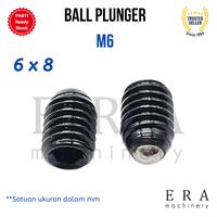 Jual Ball plunger M4 M5 M6 M8 Baut Stopper 4mm 5mm 6mm 8mm 4 5 6 8 mm ...