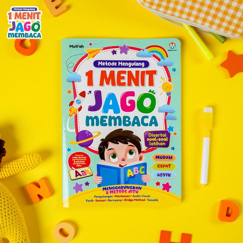 1 Menit Jago Membaca: Metode Mengulang Montessori Sensori - Disertai ...