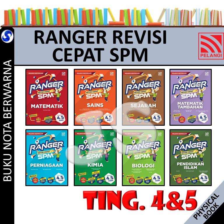 RANGER REVISI CEPAT SPM FORM 4.5 KSSM 2024 - BUKU NOTA BERWARNA ...