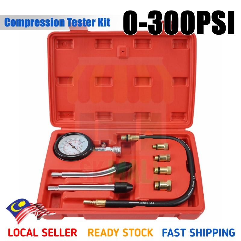 Engine Compression Tester, 8PCS Engine Cylinder Pressure Gauge - TikTok ...