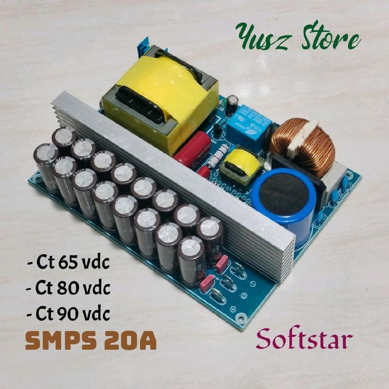 SMPS 20A CT 65V 80V 90V 20 Ampere Power Supply For Audio amplifier ...