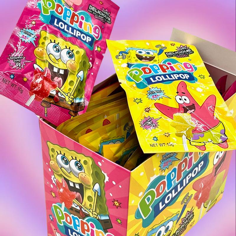 【COD】SpongeBob Lollipop - 30pcs Popping Candy Bomb Box! Frui - TikTok ...