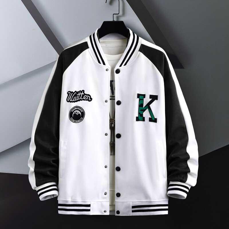 S - XXXXXL(6XL) jaket varsity Jumbo Bigsize Kancing INISIAL K ( BISA ...
