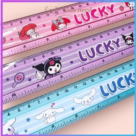 Penggaris 30cm Karakter Sanrio Kuromi Labubu Lucu / Ruler garisan ...