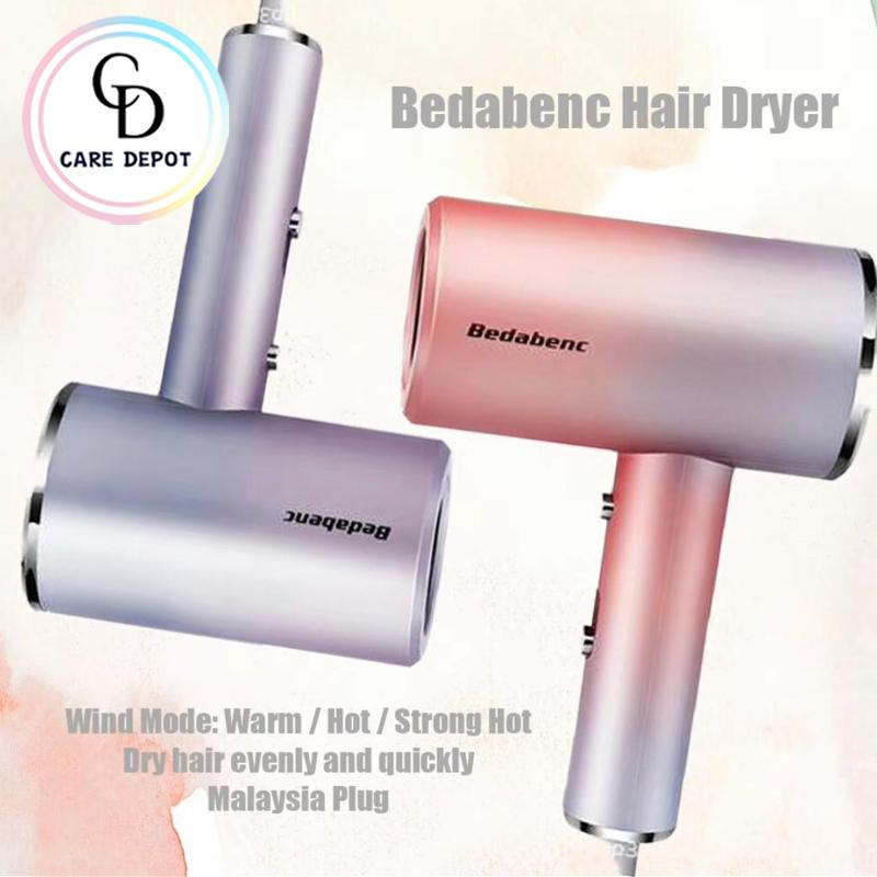 Pengering Rambut Profesional 1200W – Ion Negatif & Cahaya Biru ...