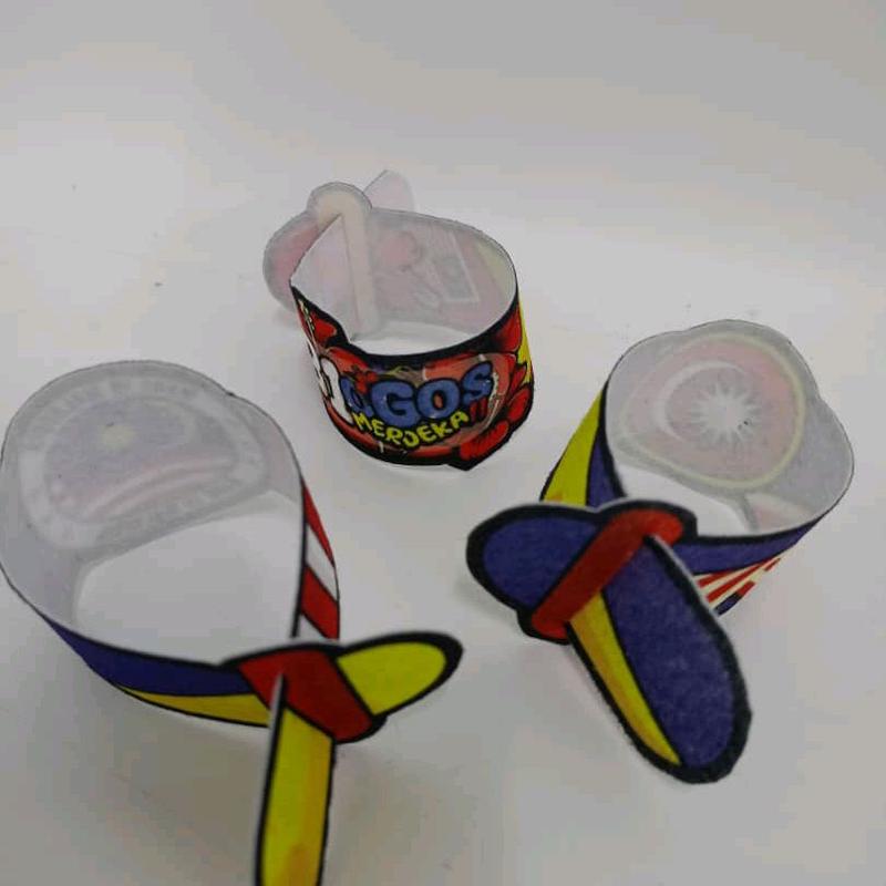 WRISTBAND GELANG TANGAN MERDEKA MATERIAL KAIN FELT - TikTok Shop Malaysia