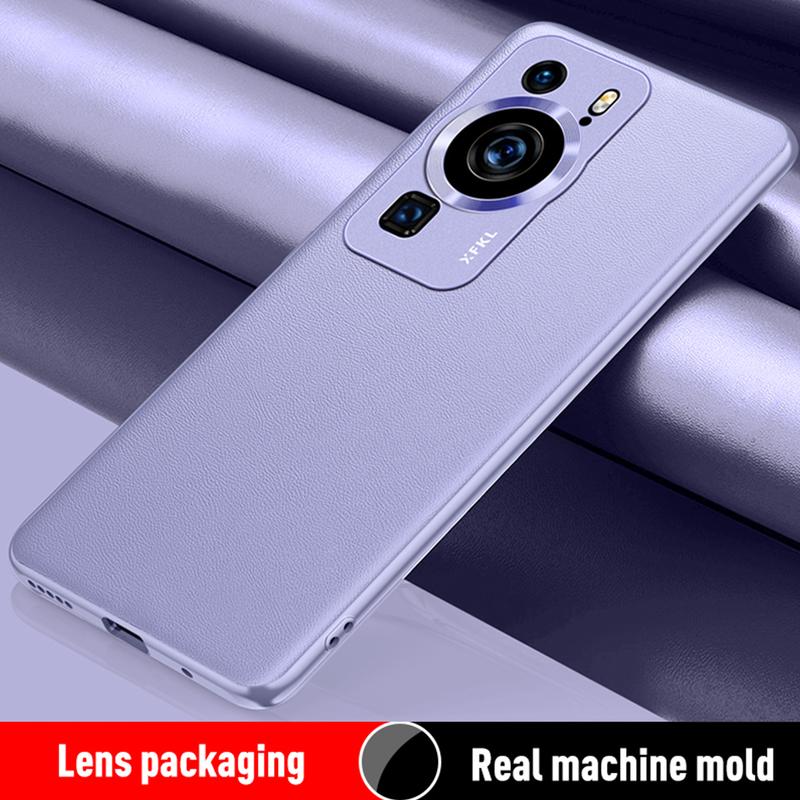 Hard pc Capa for Huawei P60 pro case luxury leather shockproof - TikTok ...