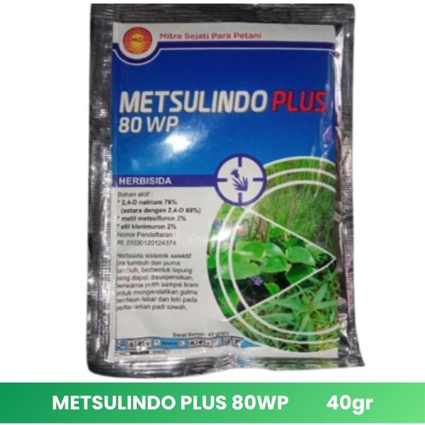 METSULINDO PLUS 80WP 40g – Selective Systemic Herbicide for Effective ...