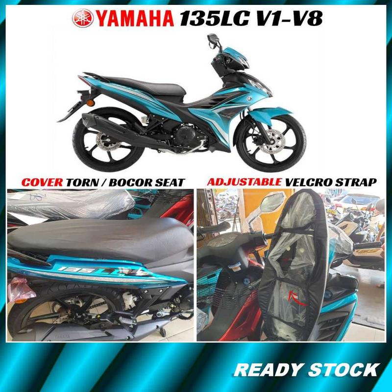 YAMAHA 135LC V1-V7 V8 LC135 Fi V8 Sarung Tempat Duduk Getah/Sarung ...