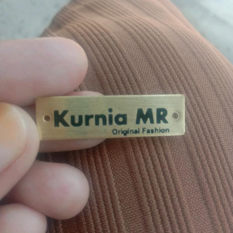 label plat hijab dari kuningan dan stainles anti karat - Shop | Tokopedia