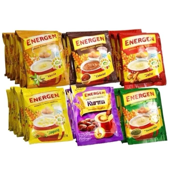 Energen Susu & Sereal Bergizi 1 renceng isi 10pcs Cereal - Shop | Tokopedia