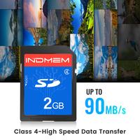 Promo INDMEM SD Card 512MB 1GB 2GB 4GB 8GB 16GB 32GB SD SDHC Class 4 10 ...