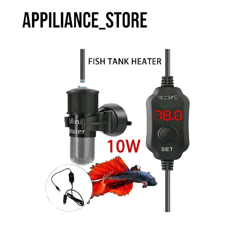 Aquarium Heater Pemanas Mini Akuarium Adjustable Heating Rod SC-07A010 ...