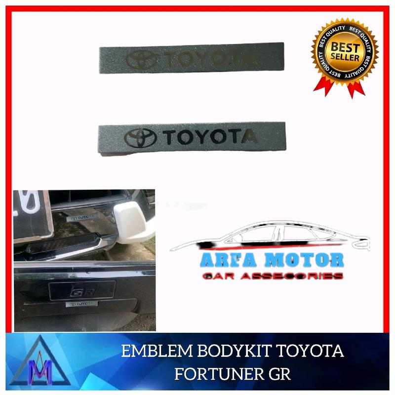 Emblem Bodykit Fortuner GR Sport Stiker Logo Emblem Bodykit Fortuner ...