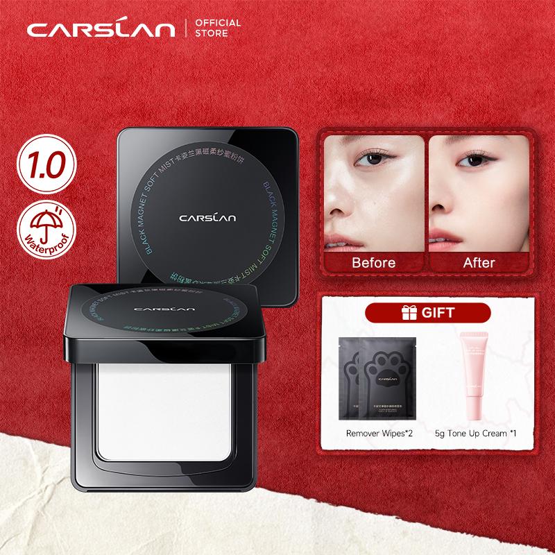 【CARSLAN】1.0 Serbuk Setting Tertekan Soft Focus, Tahan Air, Matte ...