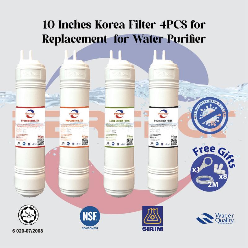 8 Inchi HALAL Water Filter Cartridge (1 set 4 Filter) FREE 8 - TikTok ...