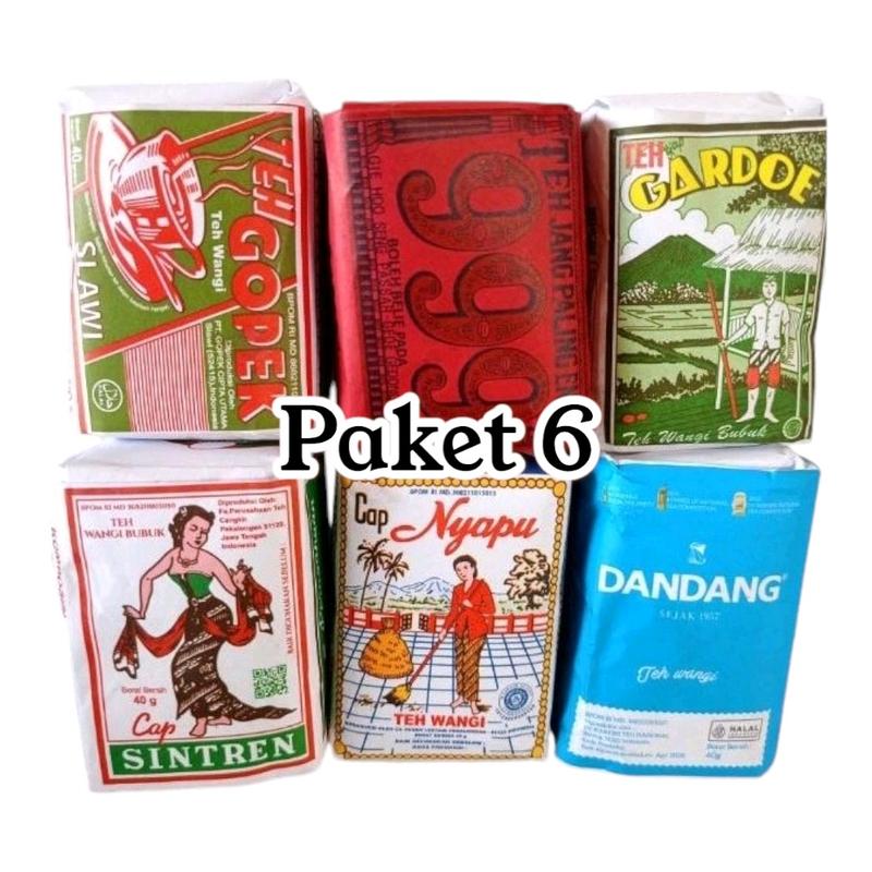 Paket 6 Teh Racik Khas Solo Kombinasi Teh Dandang Teh 999 Te - Shop ...