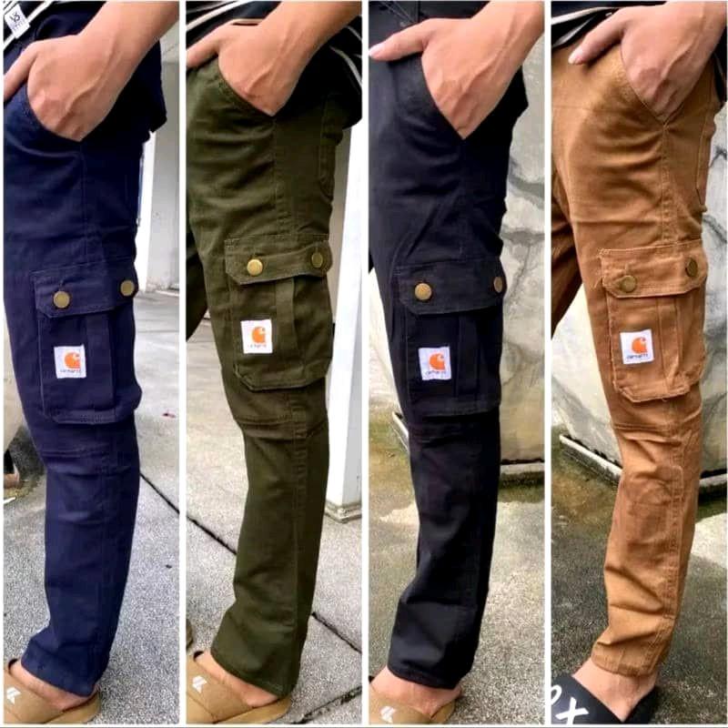 Men's Cargo pants kargo pants trend straight cut casual pant - TikTok ...
