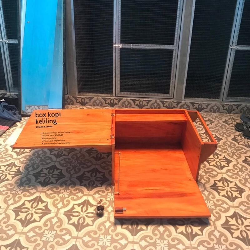 BOX KOPI KELILING / starling kualitas premium bahan kayu di gunakan ...