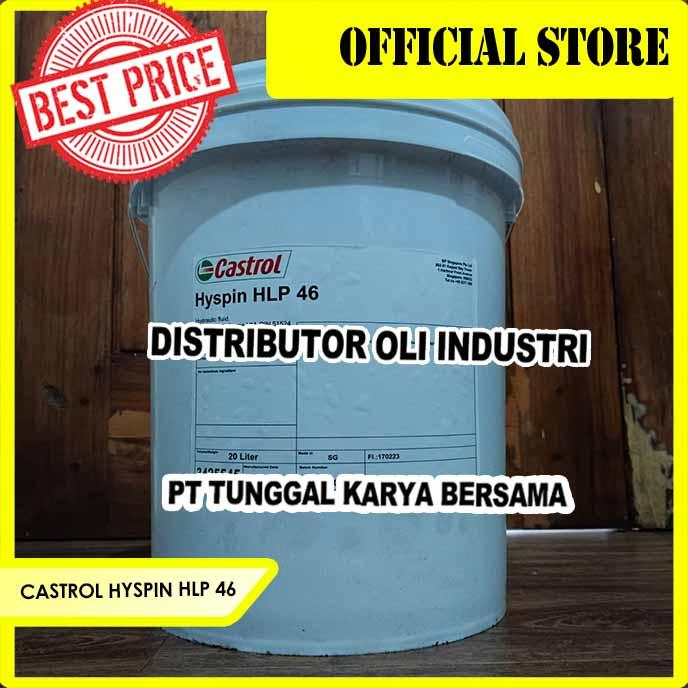 Jual CASTROL HYSPIN HLP 46 ( ISO VG 46 - 20 Liter ) - Kota Tangerang ...