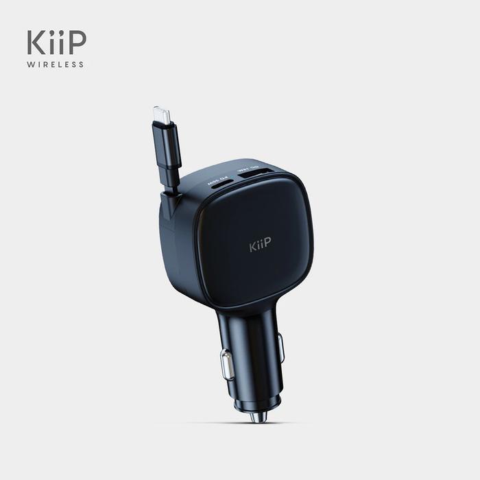 Promo Plug in KiiP SC17 Car Charger Retractable PD 84W Charger Mobil ...