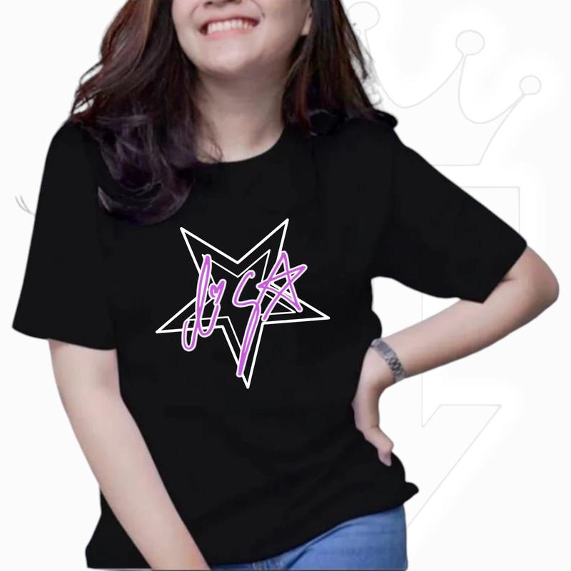 KAOS WANITA STAR BINTANG L1S@ TERBARU ATASAN WANITA T-SHIRT - Shop ...