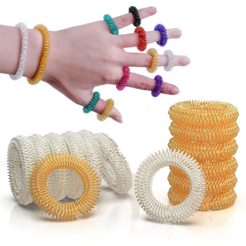 Refined Premium Acupressure Ring Springs φ2.5cm Finger Massage - TikTok ...