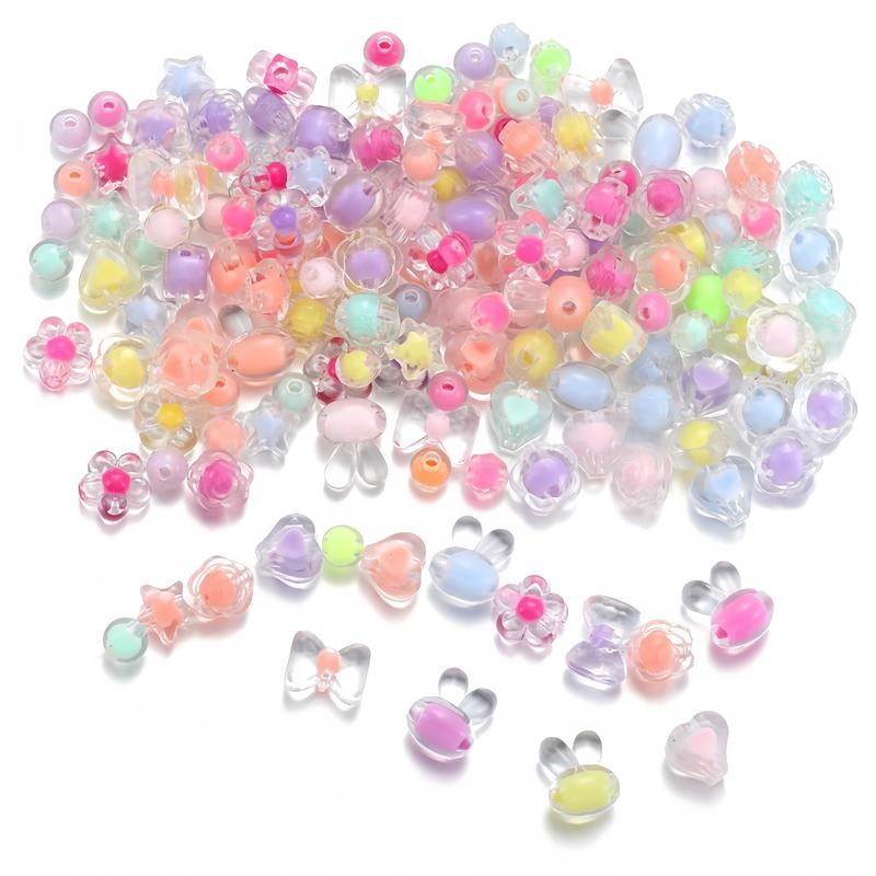 Manik Bea-in-Bead, Warna Dalaman Lutsinar, Berkilat, Lubang Lurus ...