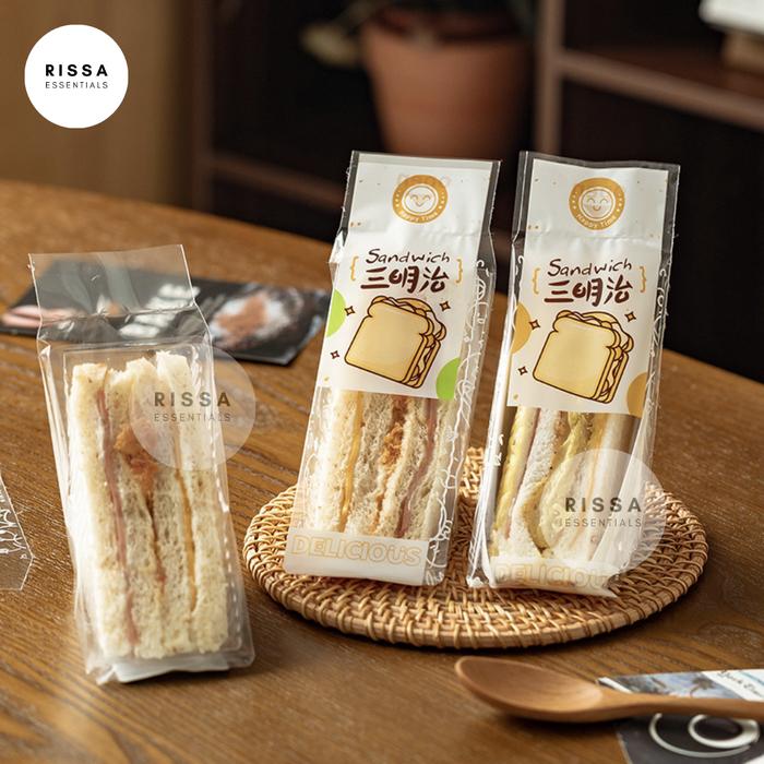 Promo [ISI ±100 LEMBAR] [RISSA] Plastik Sandwich Roti Lapis Packaging ...