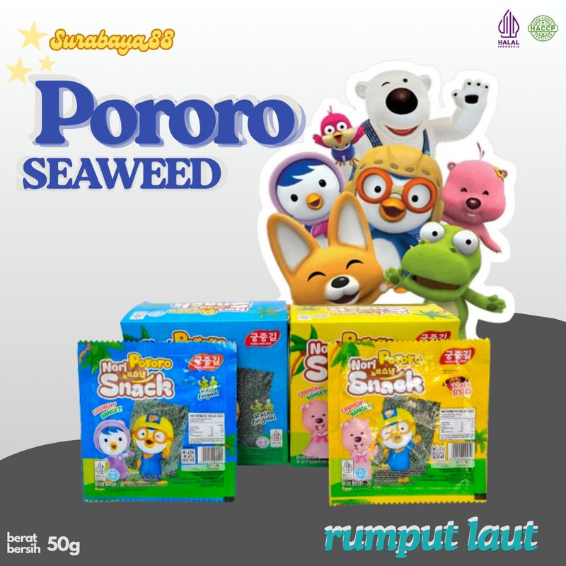 Pororo Seaweed - 1 BOX ISI 12 PCS | NORI PORORO - Shop | Tokopedia