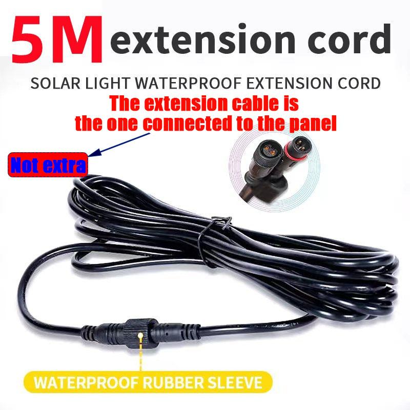 5-【PH SOLAR LIGHT】Solar Light Extension Cable 5 Meters Power - TikTok ...